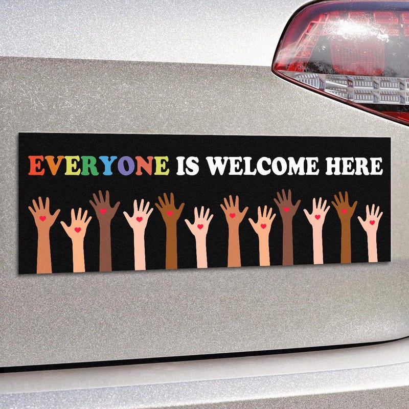 Welcome Decal - Etsy