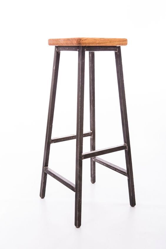 Bar Stool, Bar Chair, Metal Chair, Wooden Stool, Industrial Chair, Bar ...