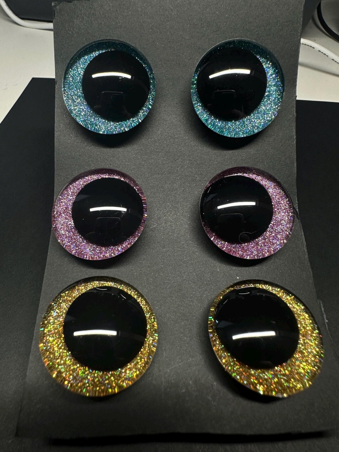 Holographic Glitter Safety Eyes - Etsy