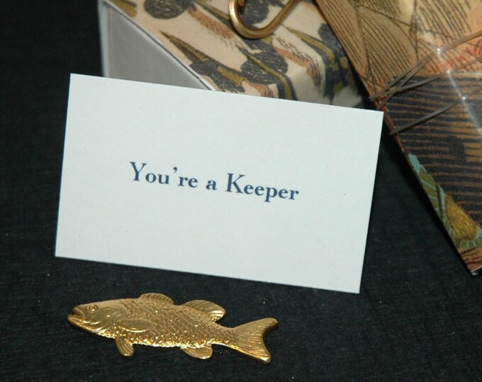 You're A Keeper Message Box (a Card and a Gift) - Etsy