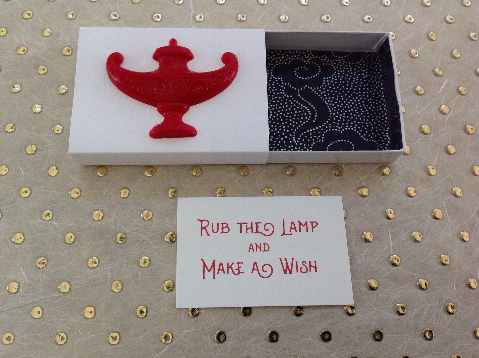 Make a Wish Genie Lamp Message Box With Gift Bag - Etsy