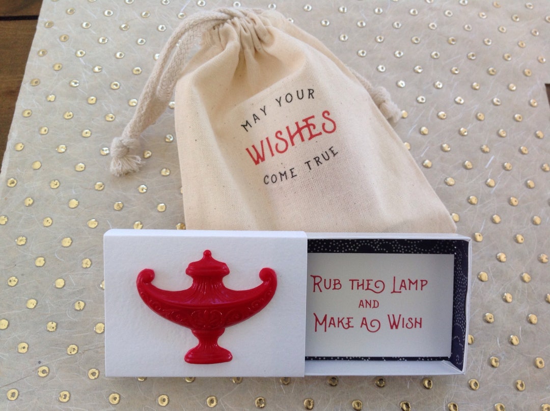 Make a Wish Genie Lamp Message Box With Gift Bag - Etsy