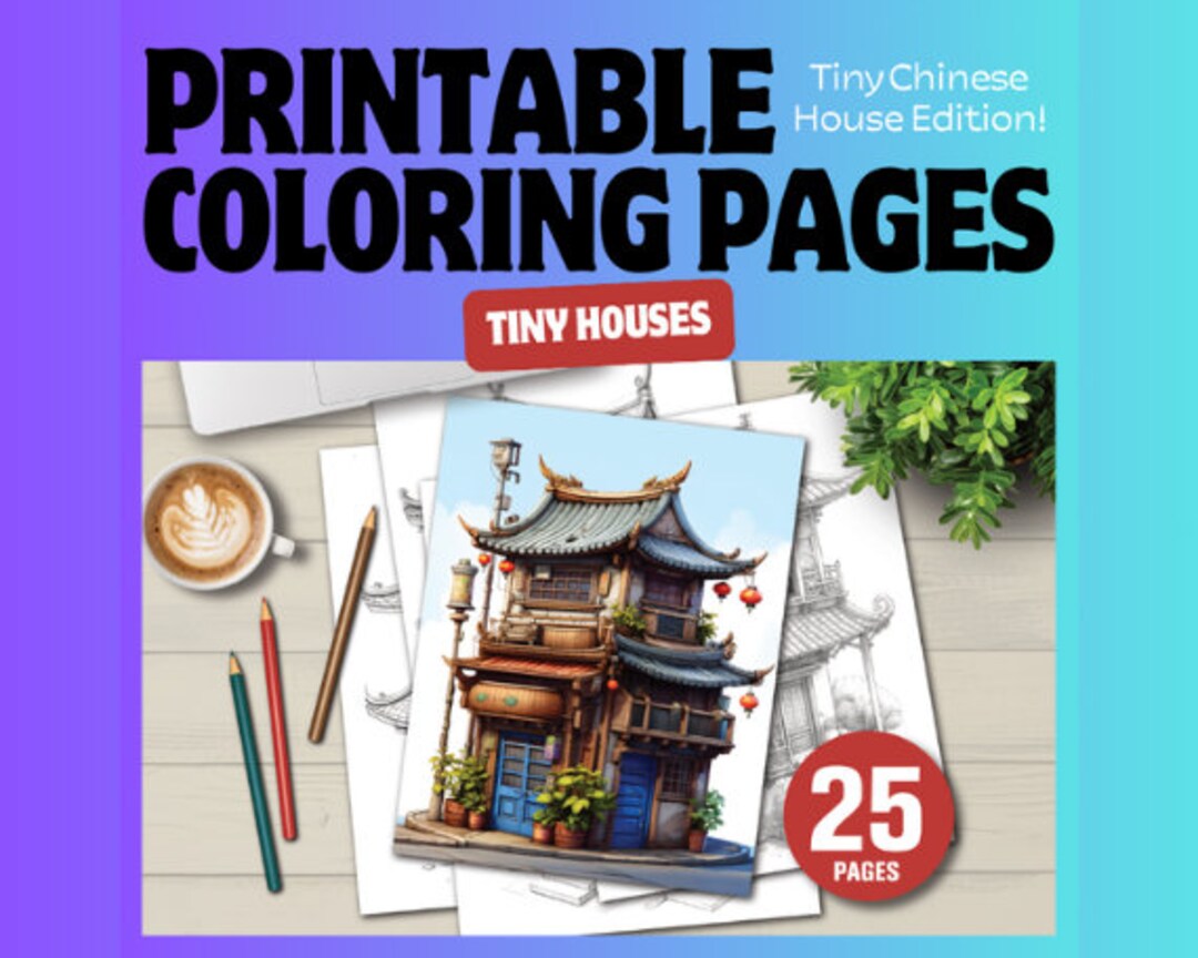 25 Tiny Chinese House Printable Coloring Pages | Printable Coloring ...