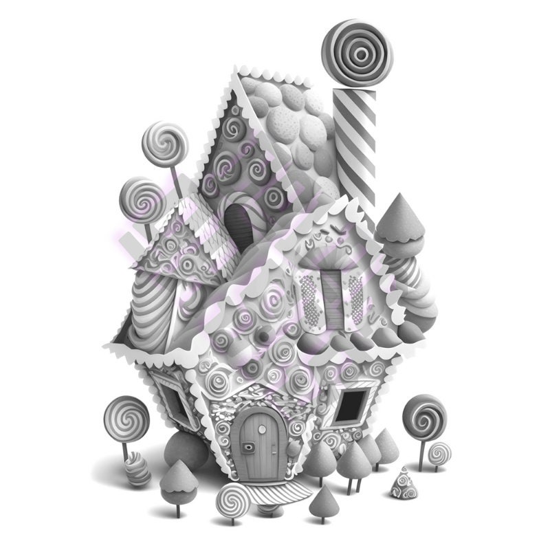 25 Tiny Candy House Printable Coloring Pages | Printable Coloring Pages ...