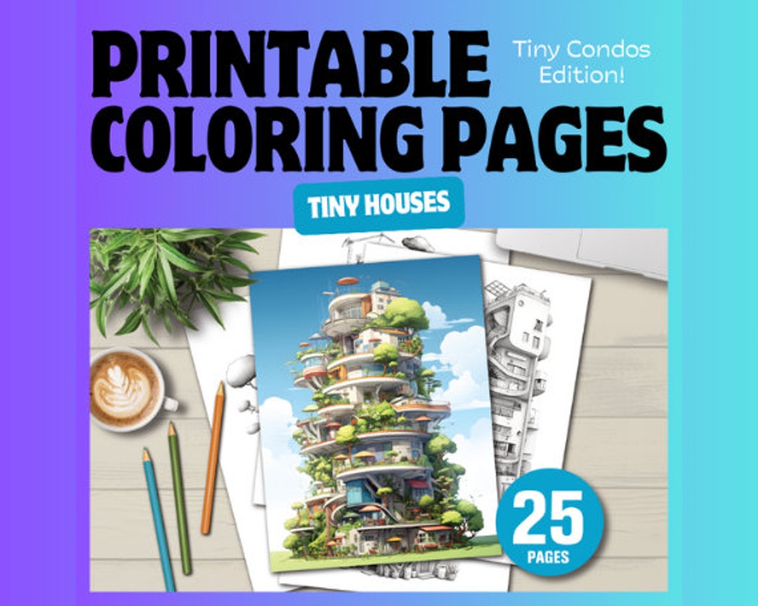 25 Tiny House Condos Printable Coloring Pages Printable Coloring Pages ...