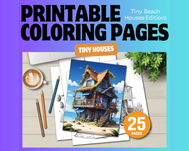 25 Tiny Beach House Printable Coloring Pages Printable Coloring Pages ...