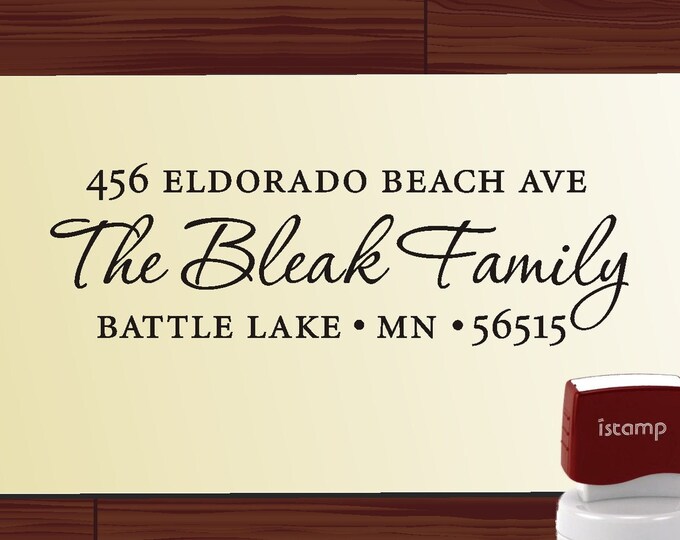 Address Stamp SELF INKING for Envelope Return Address Stamping ...