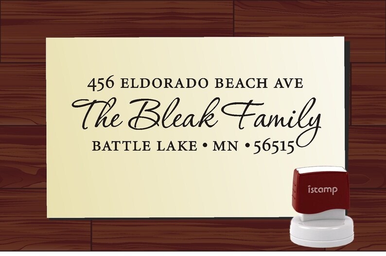 Address Stamp SELF INKING for Envelope Return Address Stamping - Etsy