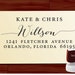 Calligraphy Handwriting Script Custom Return Address Stamp - Etsy