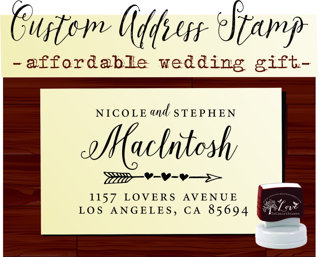 Calligraphy Handwriting Script Custom Return Address Stamp - Etsy