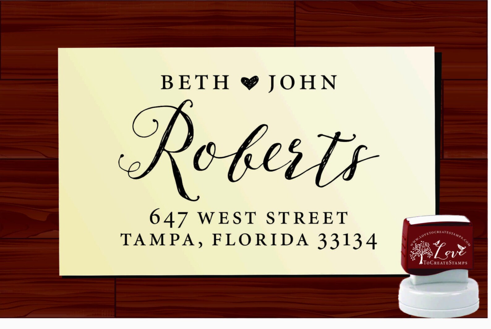 Custom ADDRESS STAMP Self Inking Personalized Return Address - Etsy