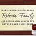 New Address Stamp / Return Address Stamp / Custom Address Stamp / Home ...
