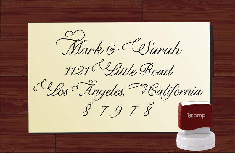 Handwriting Script Custom Return Address Stamp SELF INKING - Etsy
