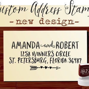 Calligraphy Handwriting Script Custom Return Address Stamp - Etsy