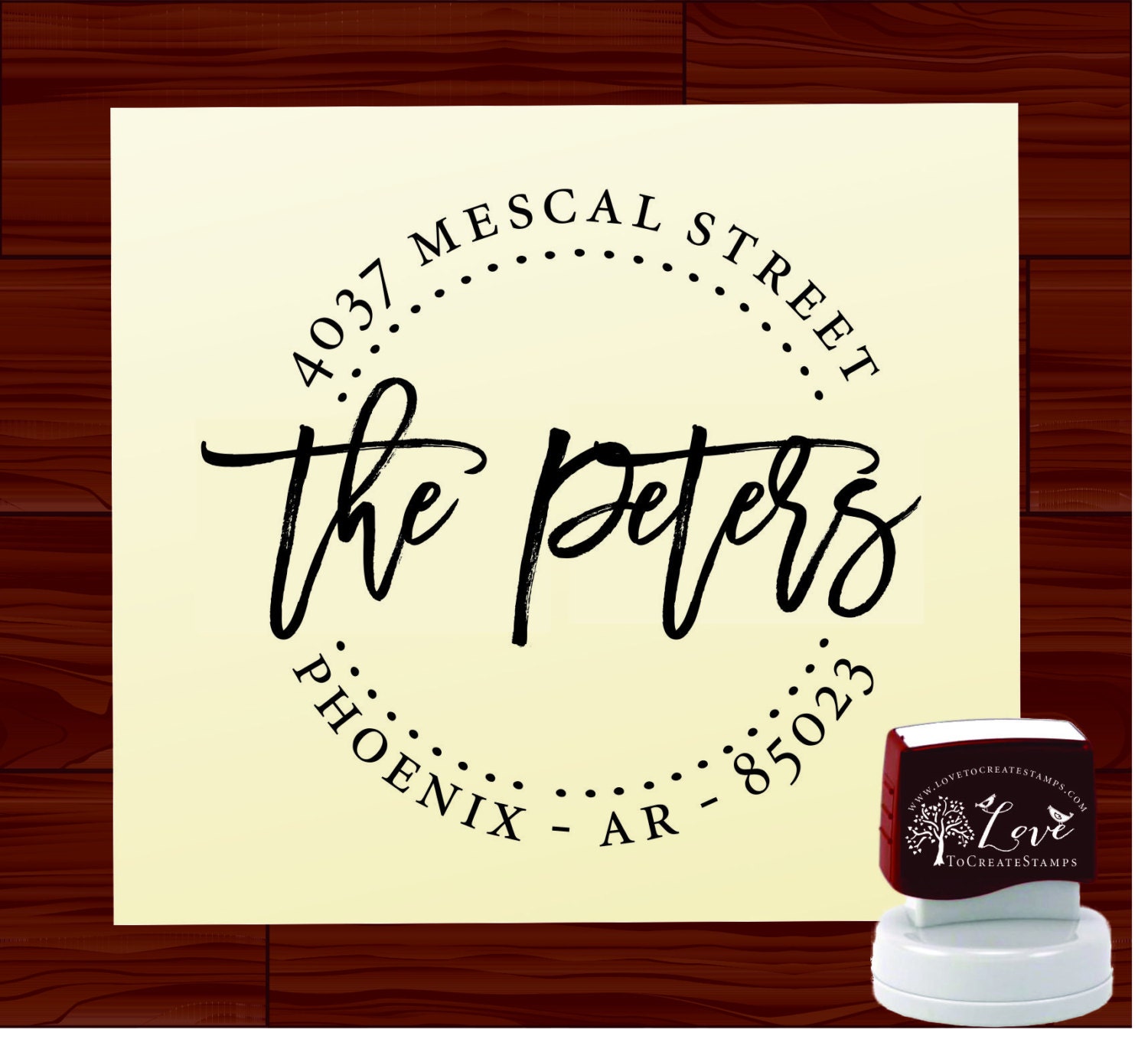 Address Stamp Personalized SELF INKING Wedding Stationery | Etsy