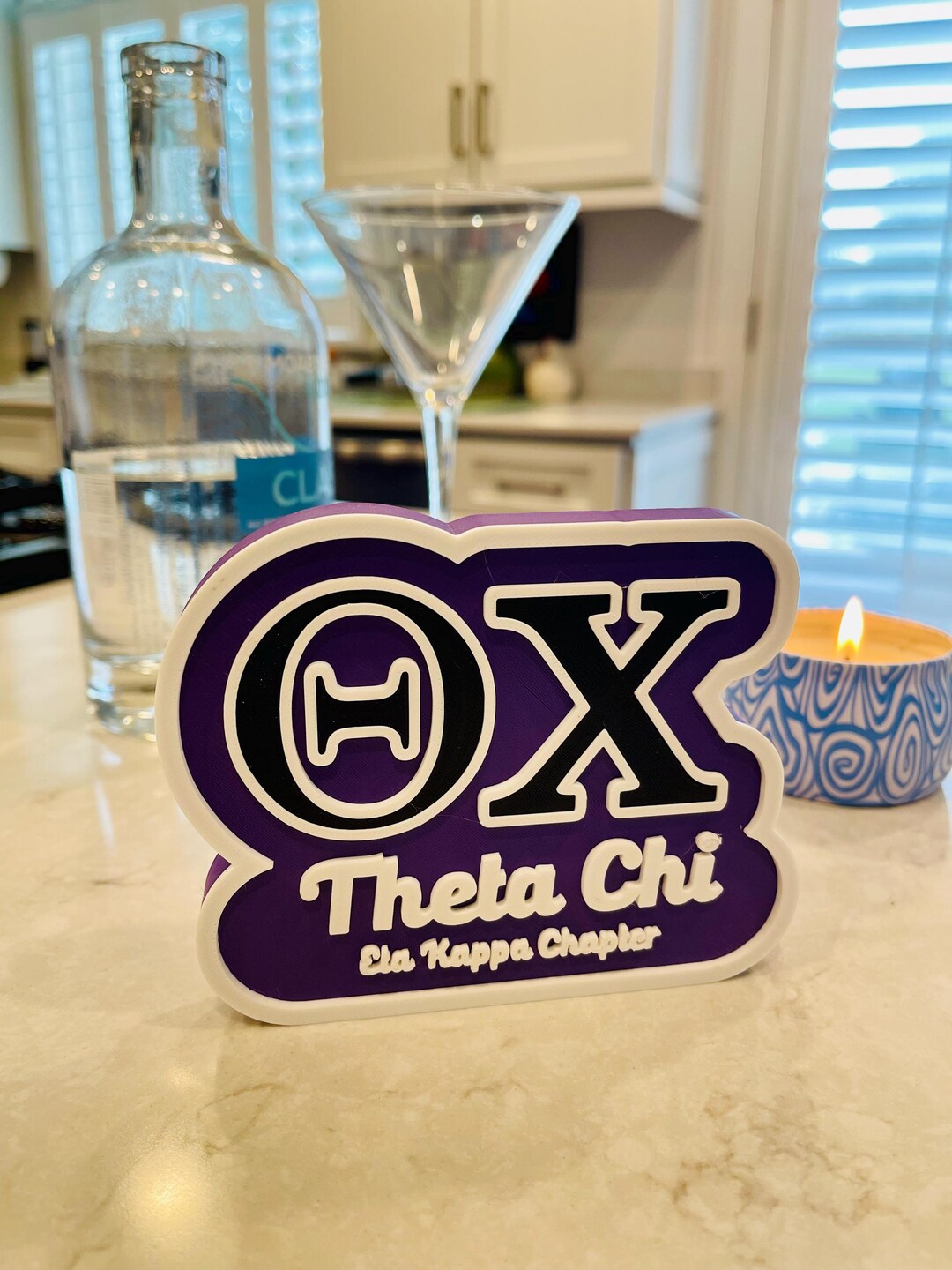 3D Printed Customizable Fraternity and Sorority Signs. Looks Great on a ...