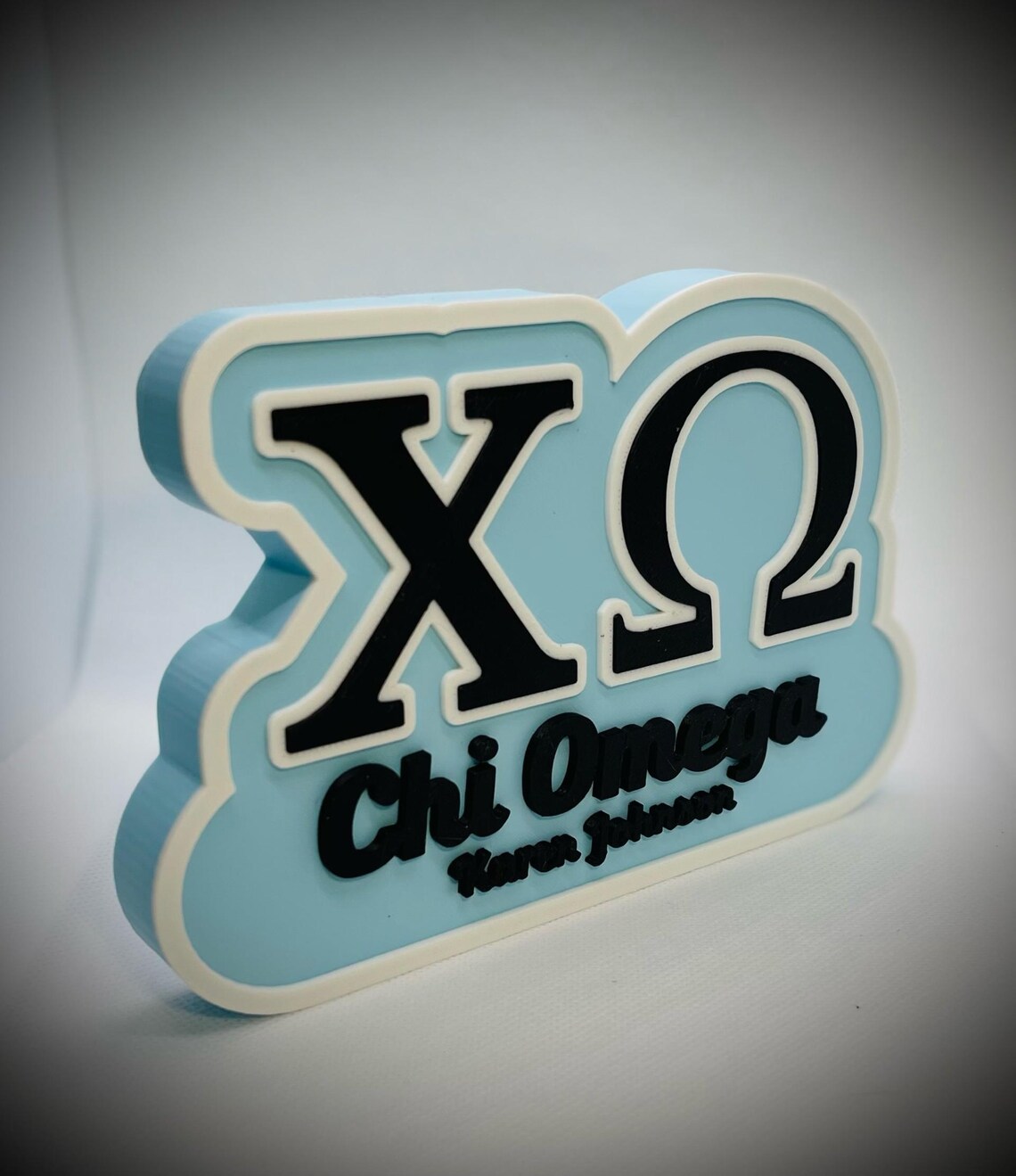 3D Printed Customizable Fraternity and Sorority Signs. Great for a ...