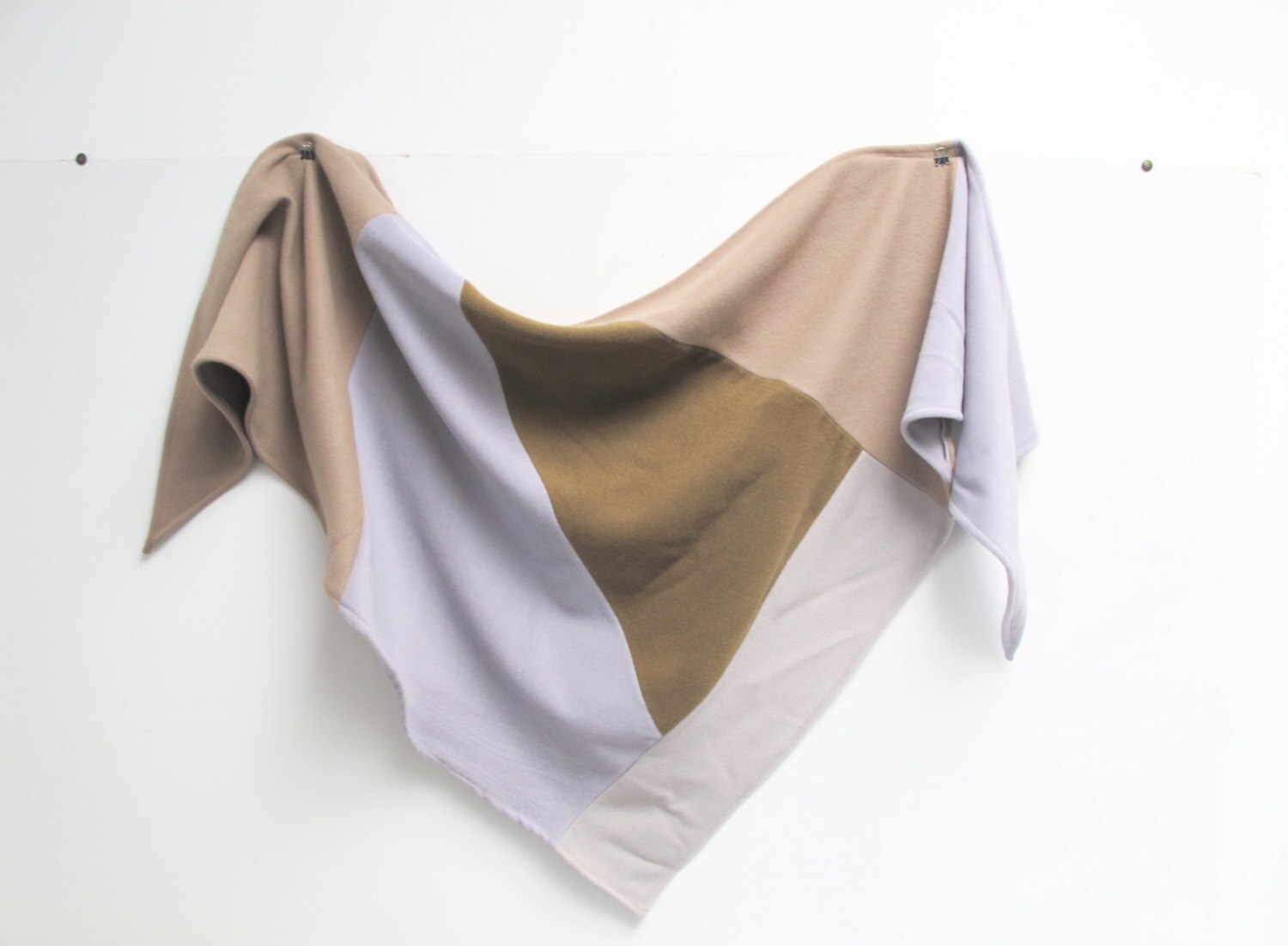 Shawl Triangular Patchwork Wool Wrap - Etsy