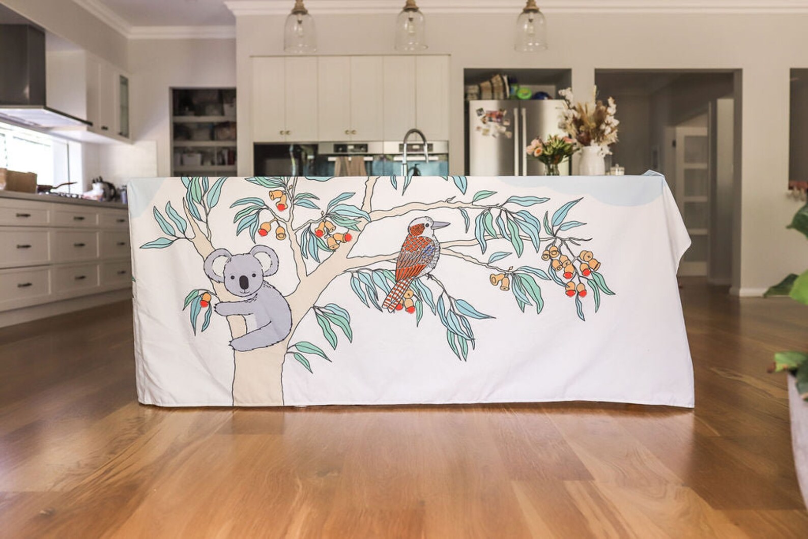Australian Bush Table Tent, Kids Fabric Cubby House, Wildlife Play Tent ...