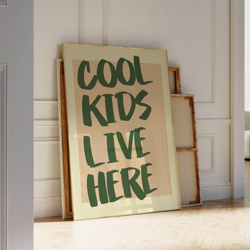 Kids Room Poster - Etsy