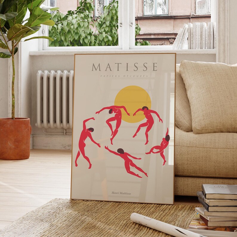 Matisse Poster Wall Art the Dance Abstract Art Print Modern Home Decor ...