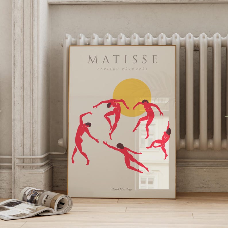 Matisse Poster Wall Art the Dance Abstract Art Print Modern Home Decor ...