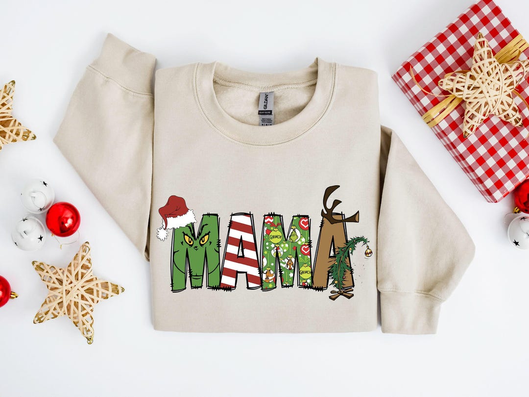 Grinch Christmas Sweatshirt,grinch Sweatshirt,xmas Sweatshirt,grinch ...
