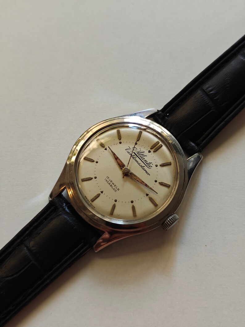 Vintage 1950/60s Atlantic Worldmaster / Världsmästarur Swiss Watch - Etsy