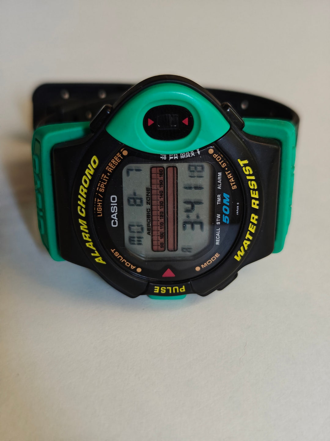 Vintage 1992 Casio JP-200W Exercise Pulse Monitor Watch NOS - Etsy