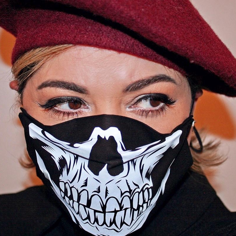 White Grim Mask - Etsy