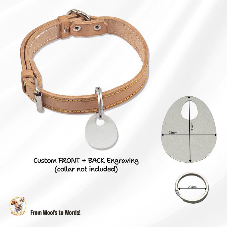 Personalized Pet ID Tag Custom Dog Tag Pet Identification Tag Pet Owner ...