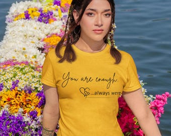 You're Worthy T-shirt, Inspirational Quote, Women's Mental Health - Etsy