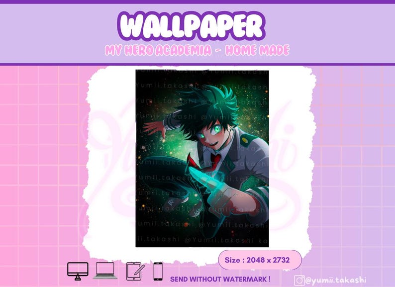 Wallpaper | Wallpaper My Hero Academie (MHA) - Phone, Tablet, Laptop ...