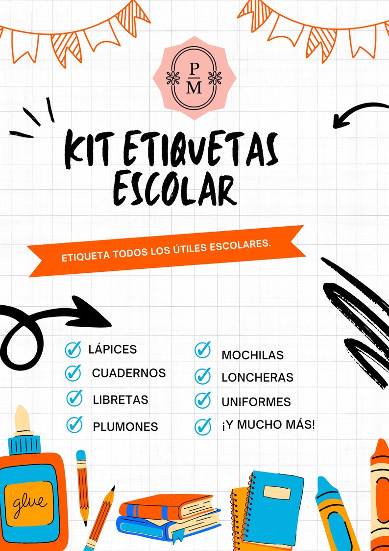 Ferrari Editable School Labels School Label Kit to Edit, Print Label ...