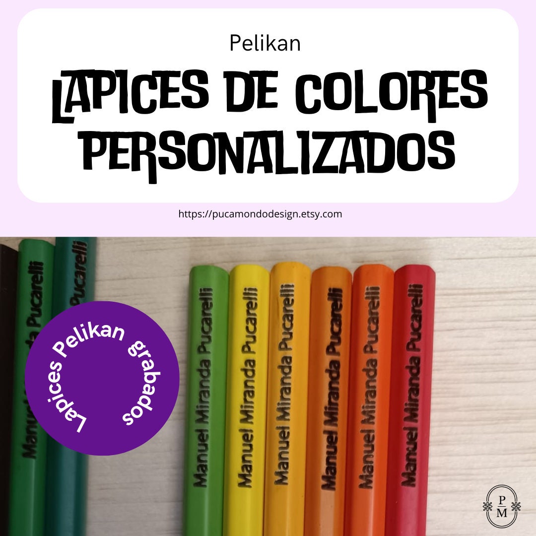 Pelikan Colored Pencils Personalized Engraving With Your Name or ...