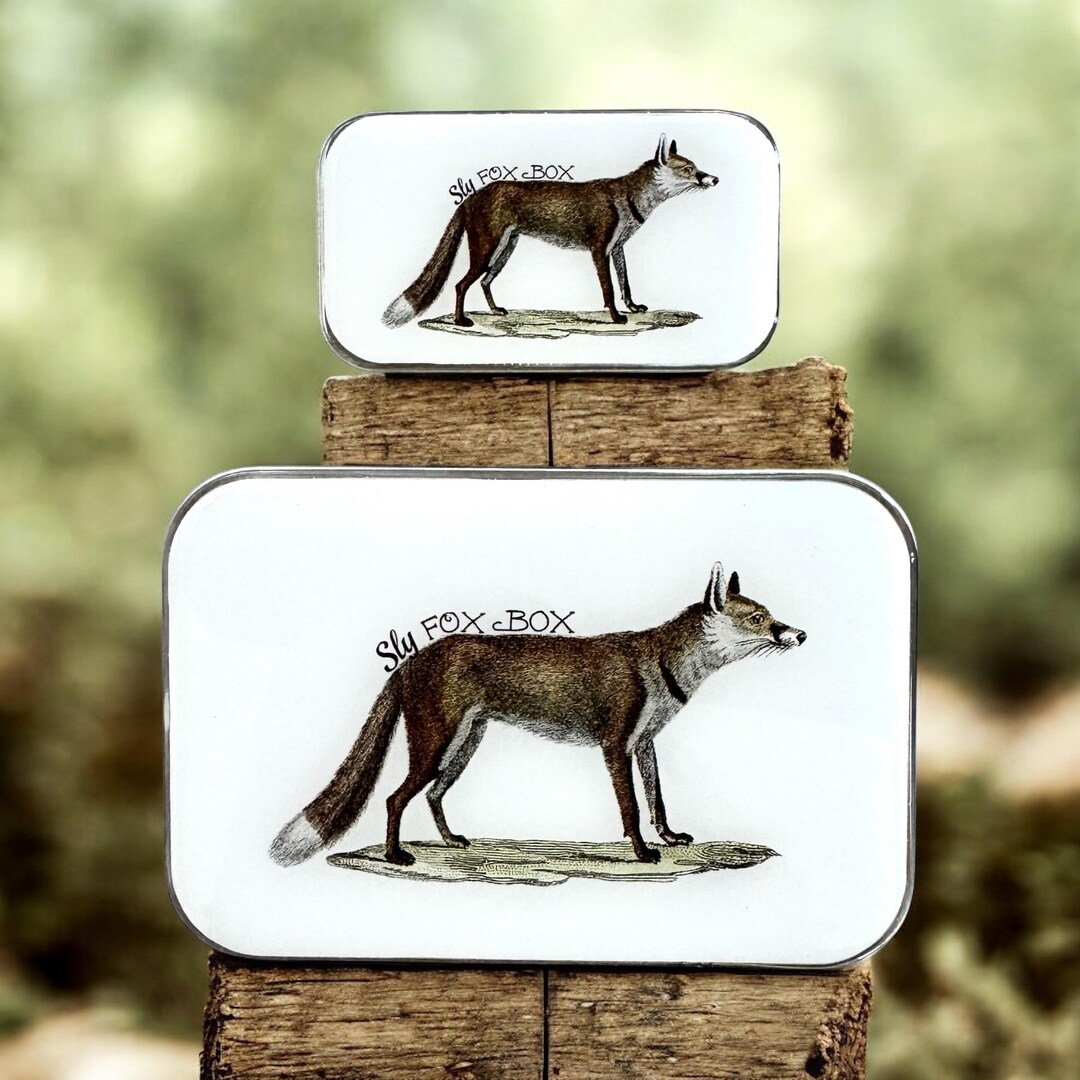 Sly Fox Tin LARGE, Notions Tin (024) - Etsy
