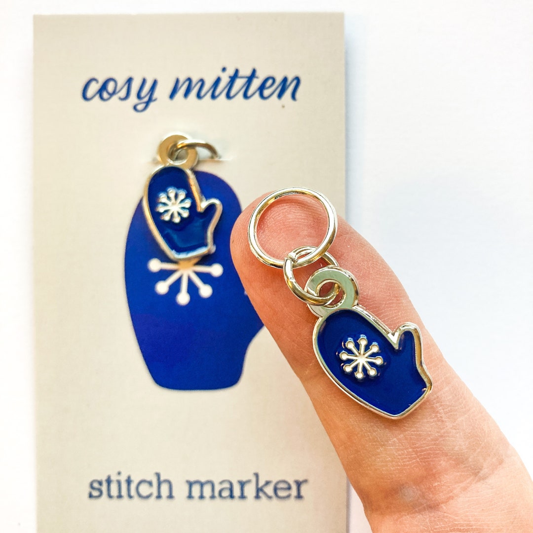 Mitten Stitch Marker or Progress Keeper for Knitting or Crochet - Etsy