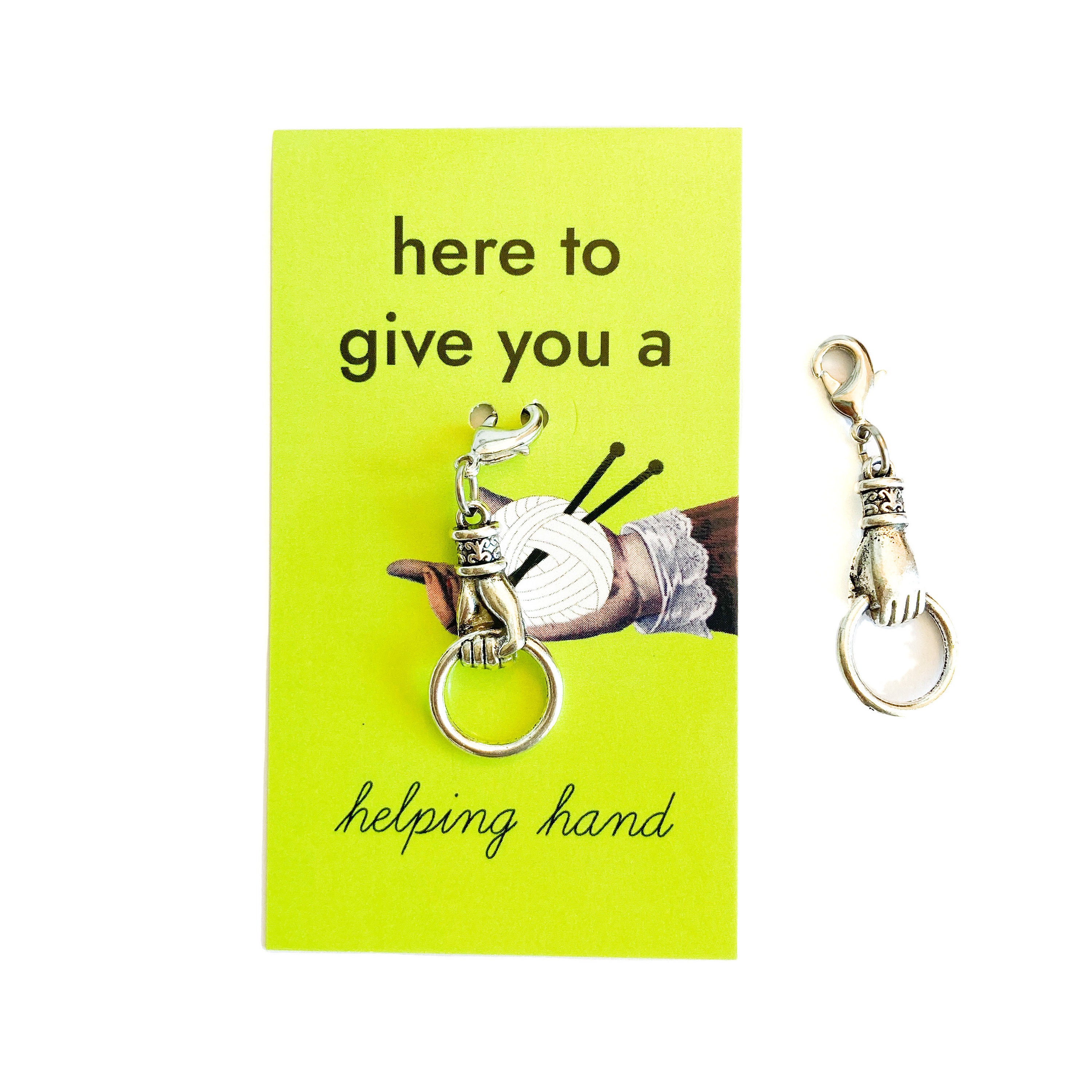 Helping Hand Stitch Marker and Progress Keeper - Etsy