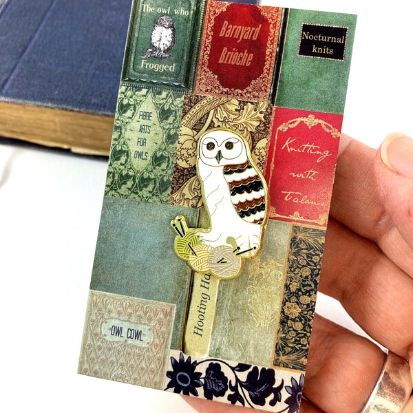 Yarn Enamel Pin - Etsy