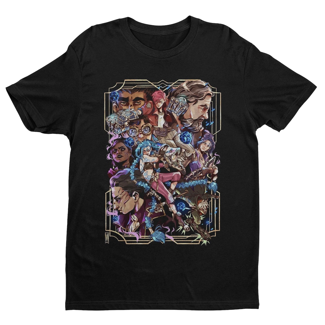 Jinx Arcane Shirt, Jinx Arcane Merch, League of Legends Shirt, LOL ...