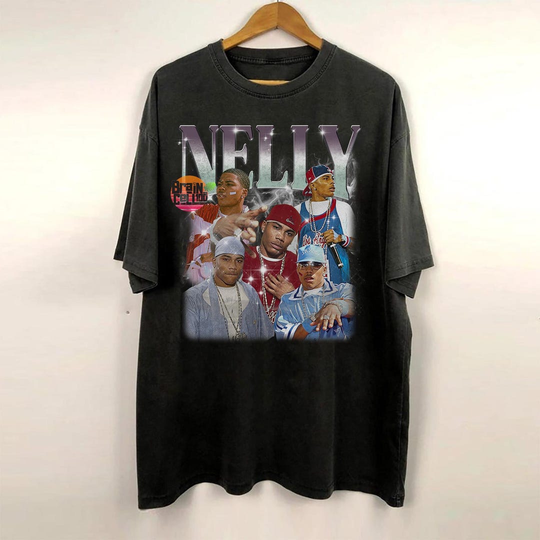 Graphic Nelly Rapper Vintage 90s Bootleg T-shirt, Nelly Sweatshirt ...