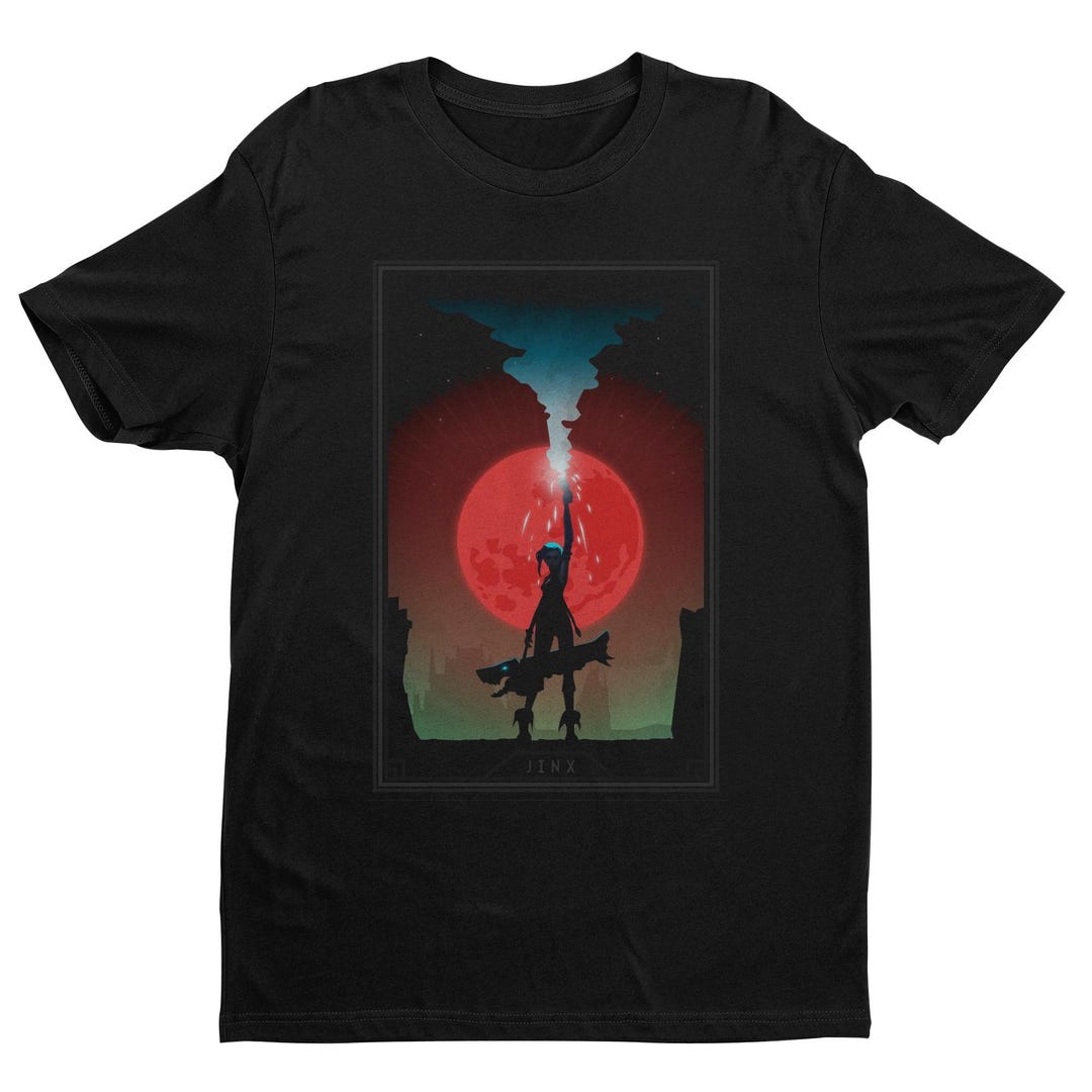 Jinx Gets Power Shirt, Jinx Arcane Shirt, Jinx Arcane Merch, League of ...