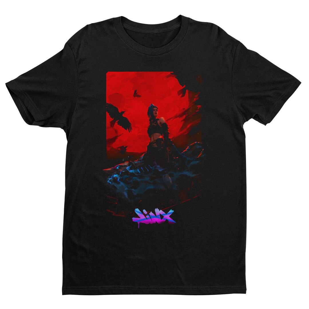 Jinx Arcane Shirt, Arcane Jinx Merch, LOL Shirt, Powder Shirt, Shirt ...