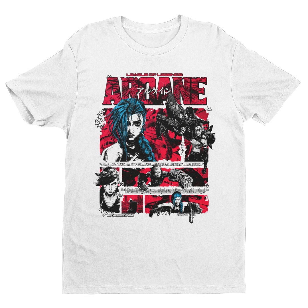 Jinx Shirt, Arcane Shirt, LOL Shirt, Powder Shirt, Video Game Shirt ...