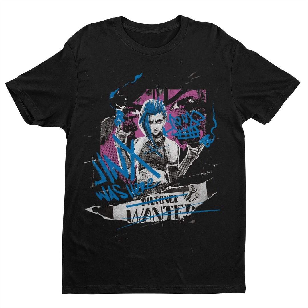 Jin Was Here Shirt, Jinx Arcane Shirt, Jinx Arcane Merch, League of ...