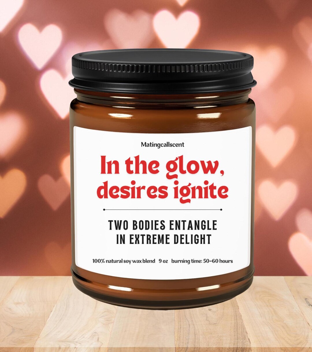 Desires Ignite Candle: Sensual Soy Wax, Romantic Decor - Etsy