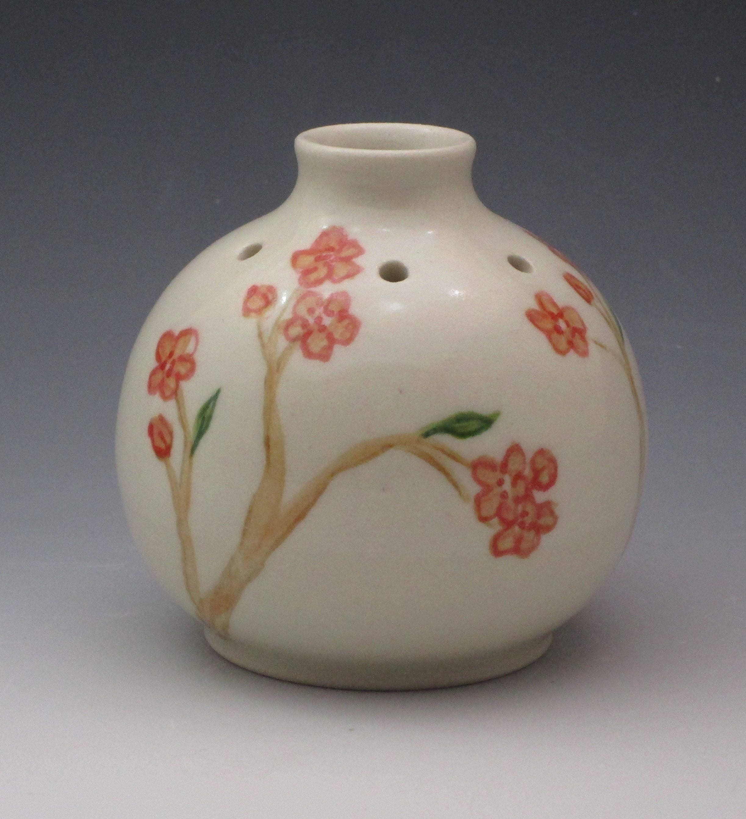 Porcelain bud vase Pansy Pot essential oil reed diffuser | Etsy