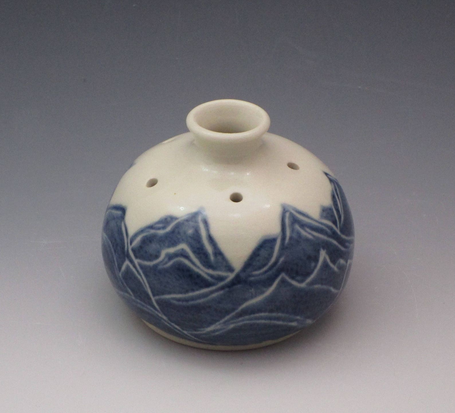 Ceramic Bud Vase Pansy Pot Essential Oil Reed Diffuser - Etsy