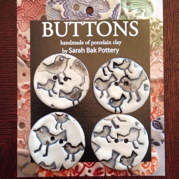 Porcelain Buttons - Etsy