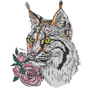 Lynx Machine Embroidery Design, Embroidery Designs, Machine Embroidery ...